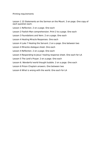 RE SMART and PowerPoint What would Jesus do? UC Gospel unit of 6 ...