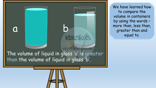 Volume and Capacity - Functional Skills Maths - Entry Level 1 ...