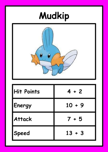 Pokemon Maths Game | Teaching Resources