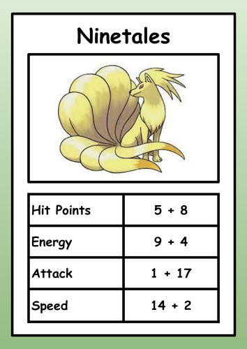 Pokemon Maths Game | Teaching Resources