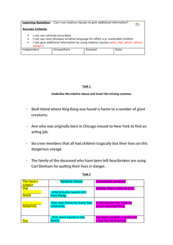 15 Lessons-King Kong Newspaper Writing -Includes Lesson Slides ...