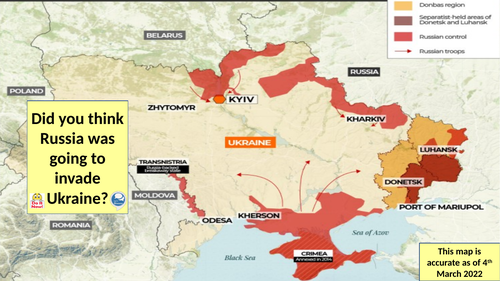 Russia & Ukraine Assembly, Tutor Time, Citizenship, PSHE | Teaching ...