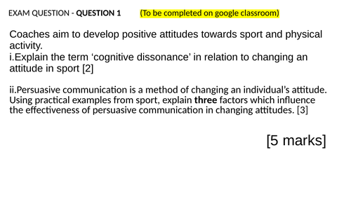 OCR AS Level Physical Education - 3.1 Sport and Society | Teaching ...