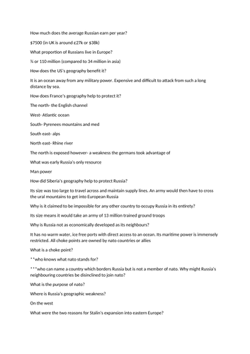 Geography in the news: Conflict: Russia and Ukraine | Teaching Resources