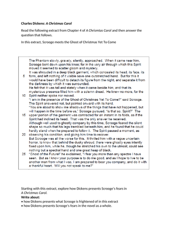A Christmas Carol AQA GCSE | Teaching Resources
