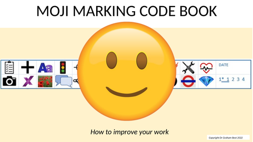 Moji Marking - Easy AfL for English | Teaching Resources