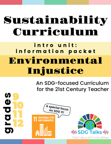 SDG 11 - Sustainable Cities & Communities Environmental Justice - Info ...
