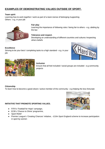 OCR Sports Studies Revision Booklet | Teaching Resources