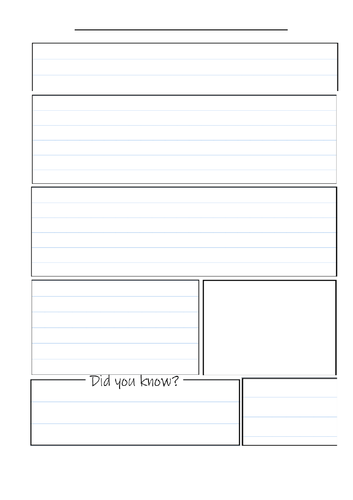 Information Text Template | Teaching Resources