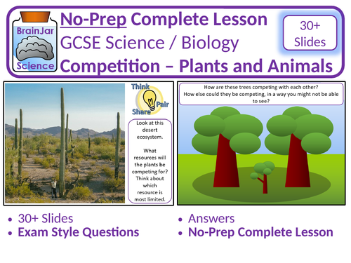 Competition in Plants and Animals | Teaching Resources