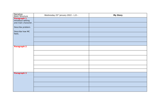 Beegu Narrative Story Writing 3 Weeks Slides, Planning and Resources ...