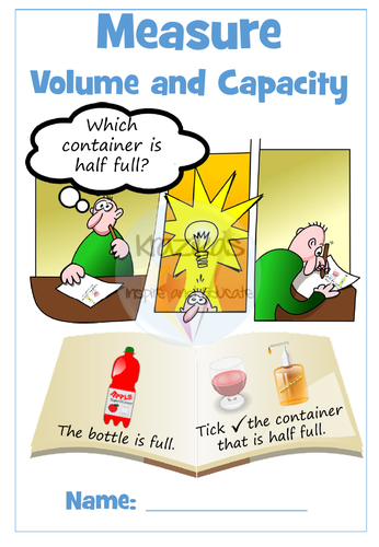 Volume and Capacity Workbook - Functional Skills Maths - Entry Level 1 | Teaching Resources