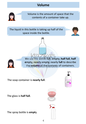 Volume and Capacity Workbook - Functional Skills Maths - Entry Level 1 ...