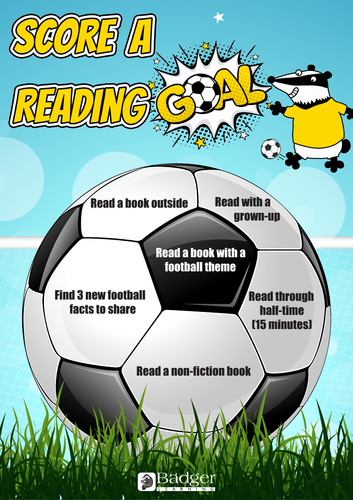 Football Themed Reading Bingo + Library Posters | Teaching Resources