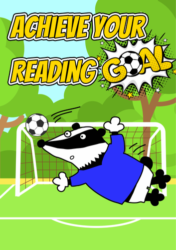 Football Themed Reading Bingo + Library Posters | Teaching Resources
