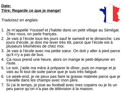 AQA / EDEXCEL Studio GCSE French (Higher) – Module 3 - Regarde ce que ...