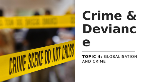 AQA Sociology Crime and Deviance Topic 4 Booklet and Handout | Teaching ...