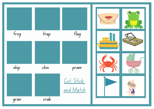 CCVC Cut, Stick & Match | Teaching Resources