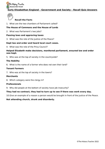 EEE Government and Society - Editable Worksheets | Teaching Resources