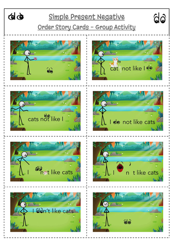 Present Simple Negative animated YouTube video #2 | Teaching Resources