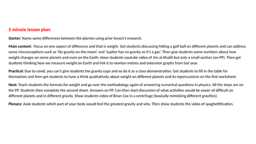 KS3 - The Universe | Teaching Resources