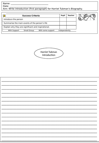 Harriet Tubman Biography KS2 | Teaching Resources