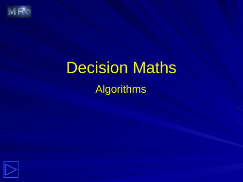 Decision/Discrete Maths: Algorithms | Teaching Resources