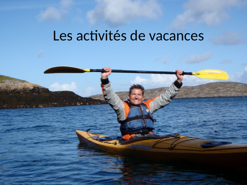 Les activités en vacances / Holiday activities | Teaching Resources
