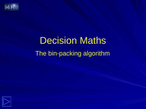 Bin-packing Algorithm | Teaching Resources