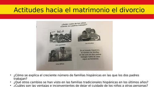 Bundle of AS Spanish Unit 1 Los Valores Tradicionales Lessons ...