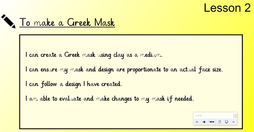 How to make a Greek mask from clay. | Teaching Resources