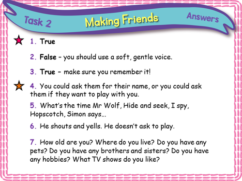 Making Friends - KS1 | Teaching Resources
