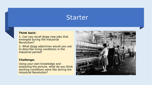 KS3 Industrial Revolution Unit of Work 8 Lessons | Teaching Resources