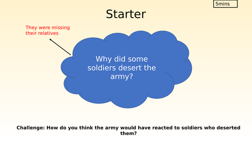 World War I Unit of Work KS3 6 lessons | Teaching Resources