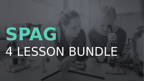 Spag bundle KS3 KS4 Punctuation and grammar complete lessons | Teaching ...