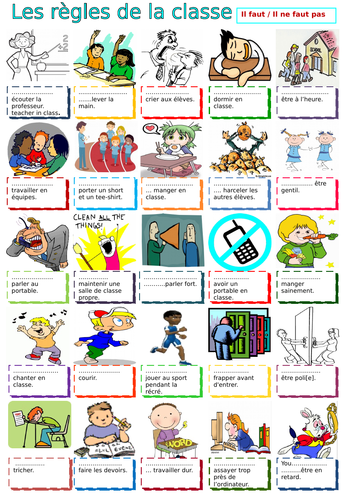 Il faut / Il ne faut pas | Teaching Resources Il faut / Il ne faut pas | Teaching Resources