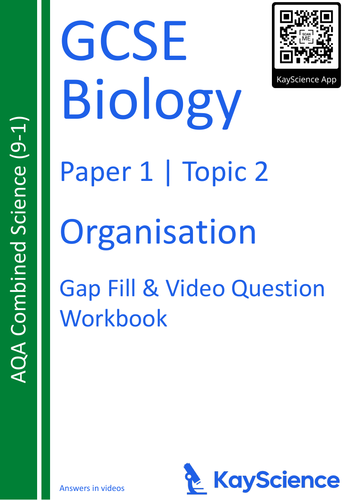 B2 Organisation // GCSE Biology // KayScience Booklet // AQA Combined ...