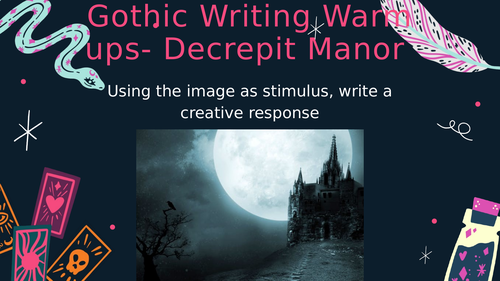 Gothic Writing Warm Ups | Teaching Resources