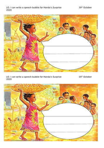 Handa's Surprise KS1 Writing/Science Fruit Tasting Description ...