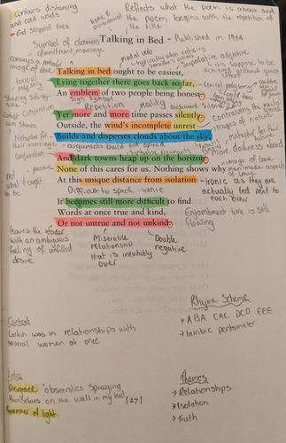 Philip Larkin - Handwritten analysis | Teaching Resources