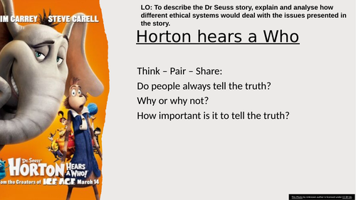 Ethics and Horton Hears a Who | Teaching Resources
