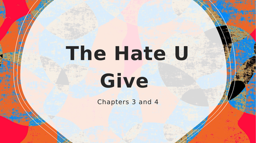 The Hate U Give Unit Resource | Teaching Resources
