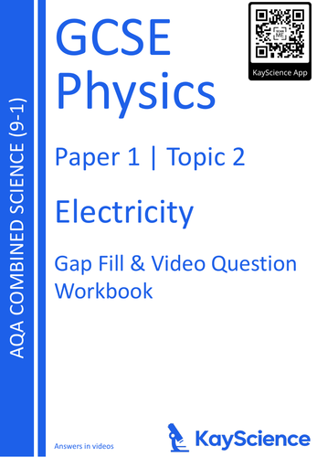 P2 Electricity // GCSE Physics // KayScience Booklet // AQA Combined ...