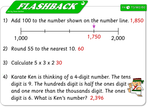 Y4 Maths Flashbacks | Teaching Resources