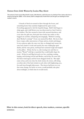 English Structure Analysis | Teaching Resources