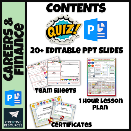 UK Employment and Employers Careers Quiz | Teaching Resources