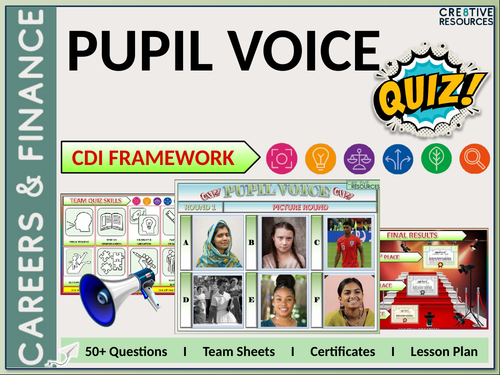 Pupil Voice Quiz Careers Quiz | Teaching Resources