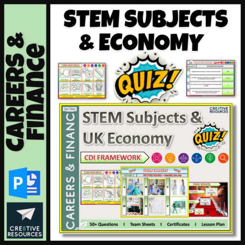 Careers STEM Subject and Economy Quiz | Teaching Resources