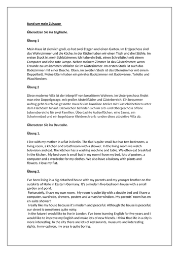 Mein Haus / My house | Teaching Resources