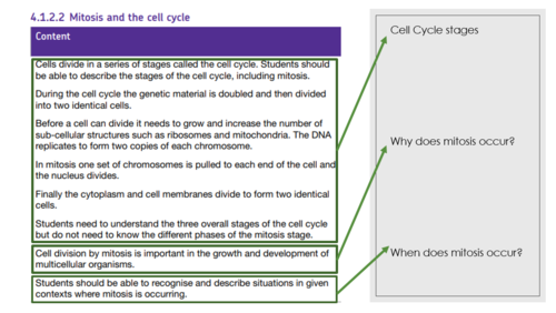4.1.2 Cell division revision | Teaching Resources